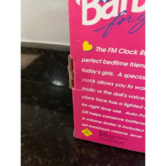 Mattel | Toys | Barbie Clockfm Radio Vintage 995 Lighted Face Night ...